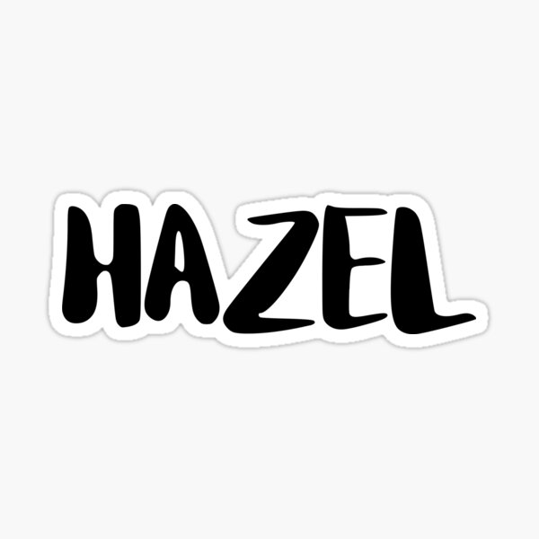 "Hazel" Sticker for Sale by FTML | Redbubble