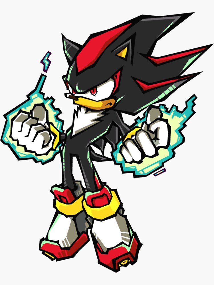 Pegatina «Diseño de la etiqueta engomada de Sonic The Hedgehog ...