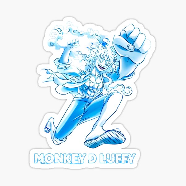 " luffy gear 5 - one piece " Sticker for Sale by MohamedATouil | Redbubble