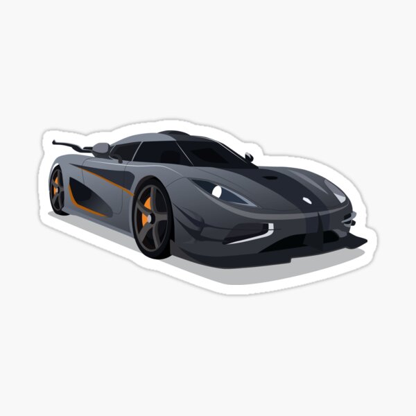 "koenigsegg" Sticker for Sale by QuotesBubble | Redbubble