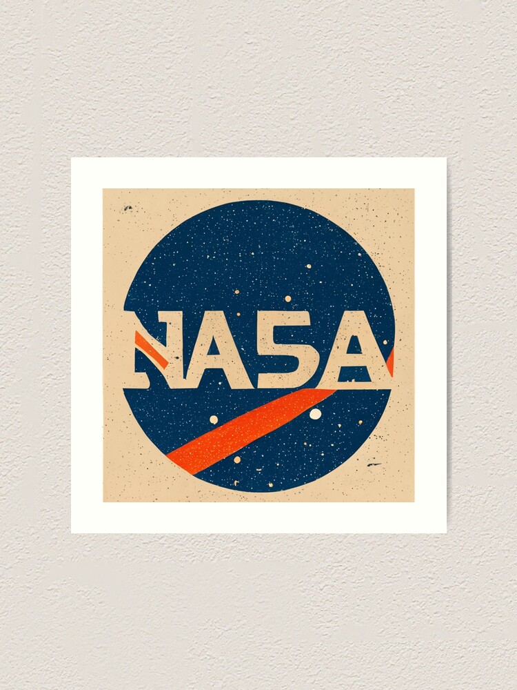 "Nasa Retro Logo " Art Print for Sale by Savalh | Redbubble