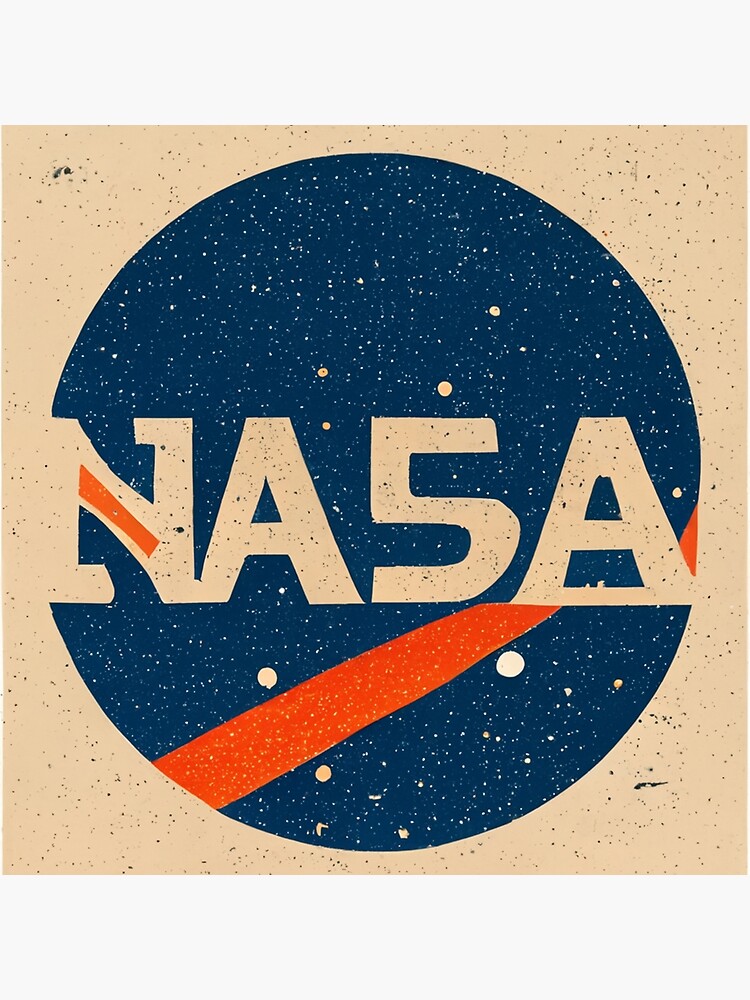 "Nasa Retro Logo " Art Print for Sale by Savalh | Redbubble