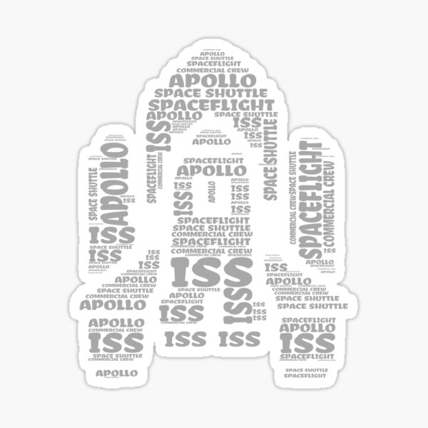 "International Space Station" Sticker for Sale by iforstyle | Redbubble