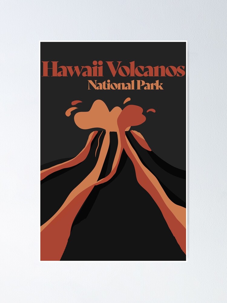 "Hawaii Volcanos National Park Poster" Poster for Sale by ...