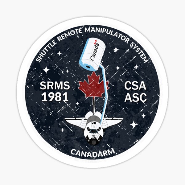 "Canadarm - CSA Emblem" Sticker for Sale by Marthatwart | Redbubble