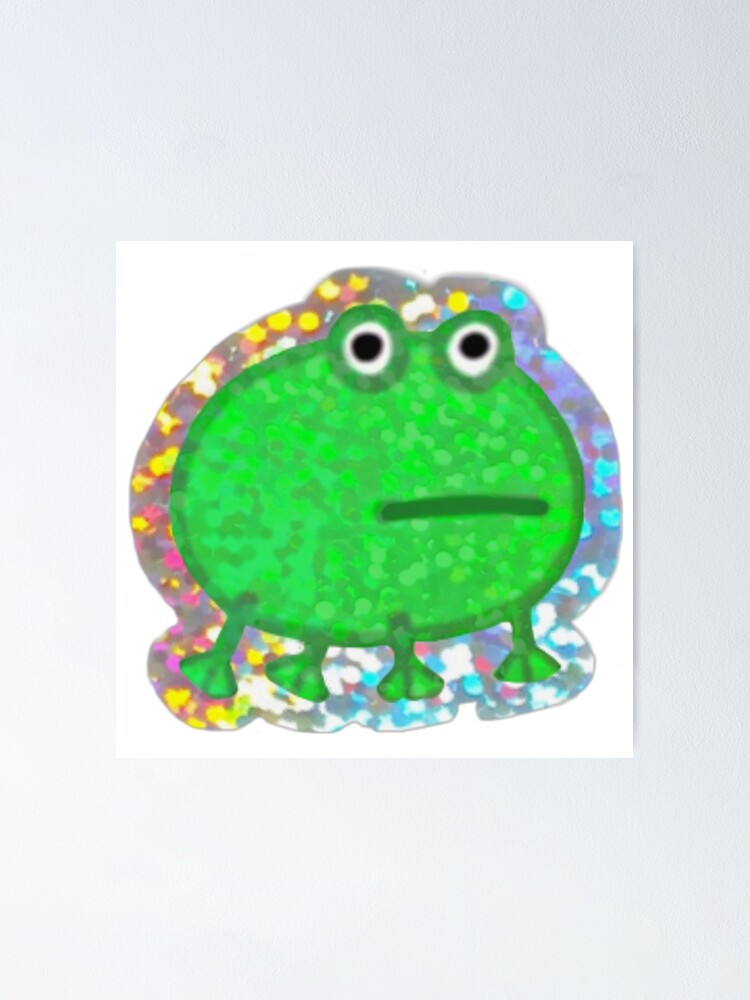 "Shiny frog" Poster for Sale by alessandrakan | Redbubble