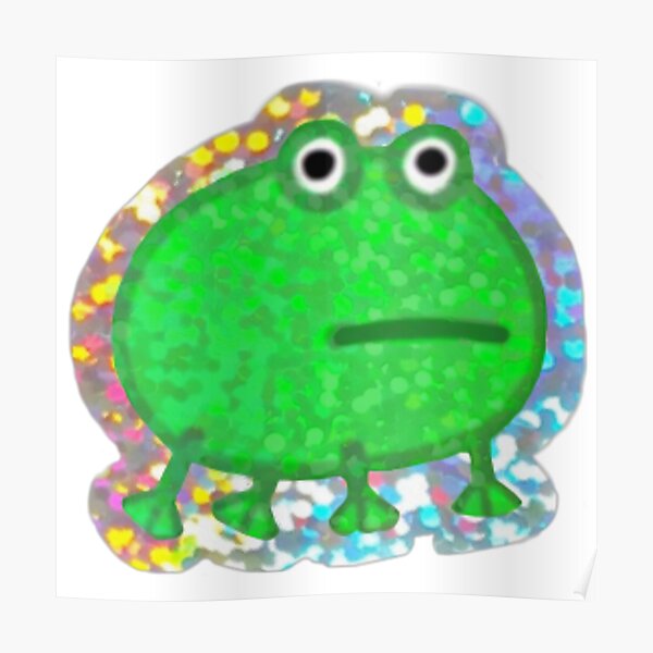 "Shiny frog" Poster for Sale by alessandrakan | Redbubble