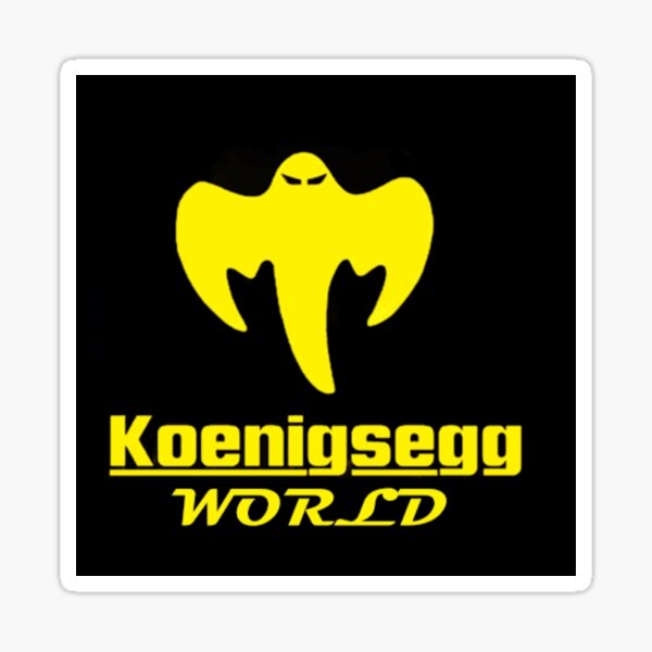 " koenigsegg" Sticker for Sale by QuotesBubble | Redbubble