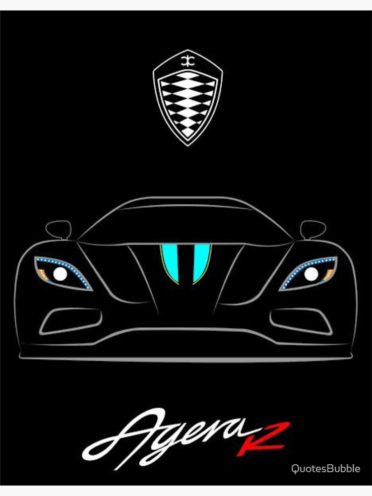 "koenigsegg Agera" Sticker for Sale by QuotesBubble | Redbubble