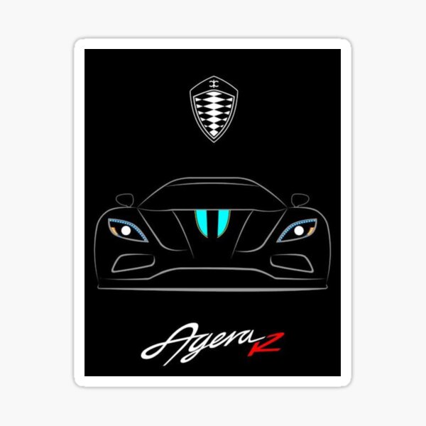 "koenigsegg Agera" Sticker for Sale by QuotesBubble | Redbubble