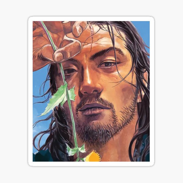 "Miyamoto Musashi Vagabond" Sticker for Sale by burdanvy | Redbubble