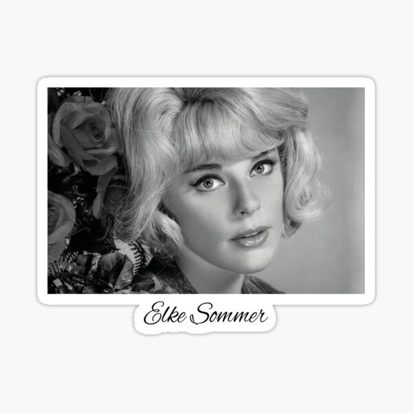 "Elke Sommer" Sticker for Sale by Jools-57 | Redbubble