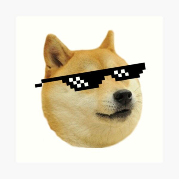 "DOGE " Art Print for Sale by Michael333 | Redbubble