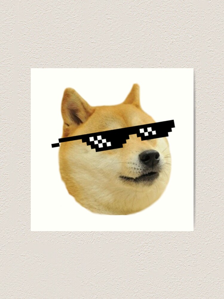 "DOGE " Art Print for Sale by Michael333 | Redbubble