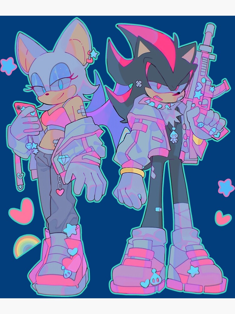 "Shadow The Hedgehog Cute " Poster for Sale by LauraAquino | Redbubble