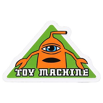 "Toy Machine Logo" Sticker for Sale by am61811 | Redbubble