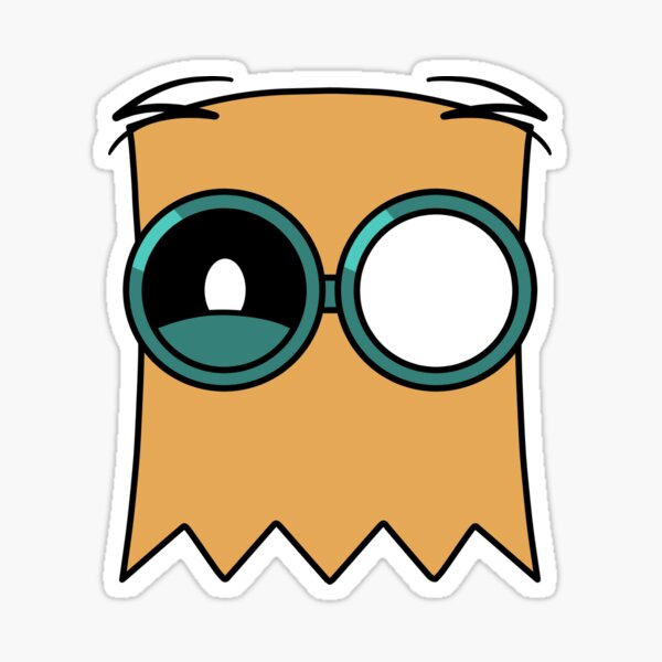 "Crazy face of Flug" Sticker for Sale by PinkHat66 | Redbubble