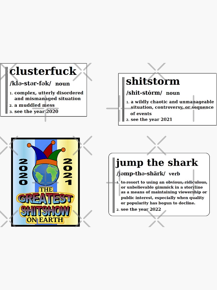 "2020 2021 2022 Year Definition Sticker Variety Pack and Notebook ...