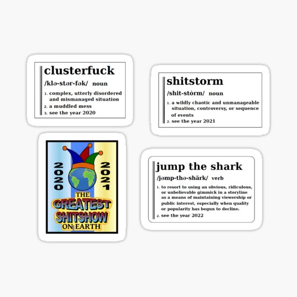 "2020 2021 2022 Year Definition Sticker Variety Pack and Notebook ...