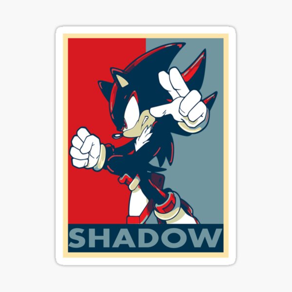 "Shadow The Hedgehog " Sticker for Sale by LauraAquino | Redbubble