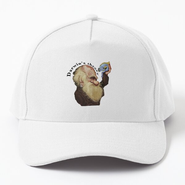 Gorra «La teoría de la evolución humana de Darwin (Teoría de Darwin, Origen de las especies ...