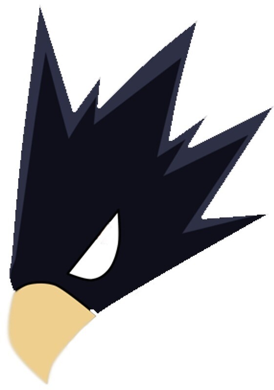 "Minimalist Tokoyami Head" by strexcorpincorp | Redbubble