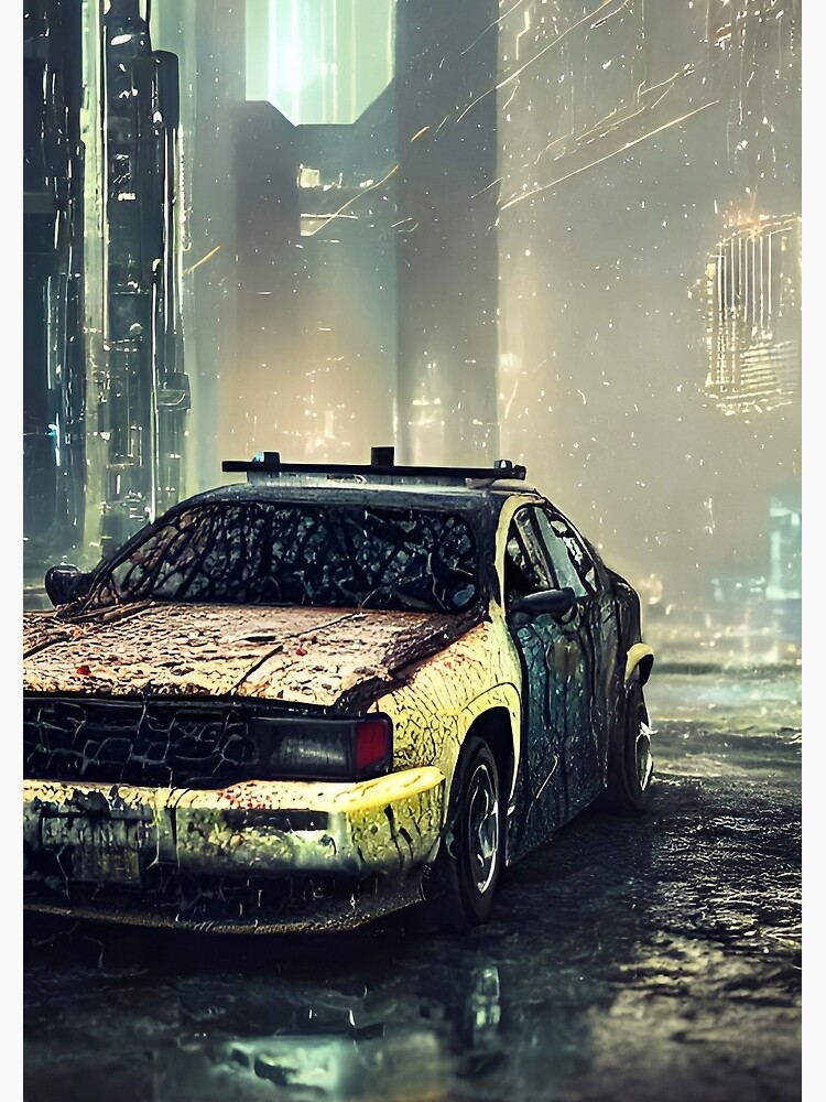"Cyberpunk Acid Rain" Poster for Sale by CassidyArts | Redbubble