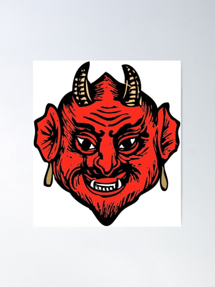 Red Devil Face Halloween Red Devil Mask Hooded Hood Face Cover Grim