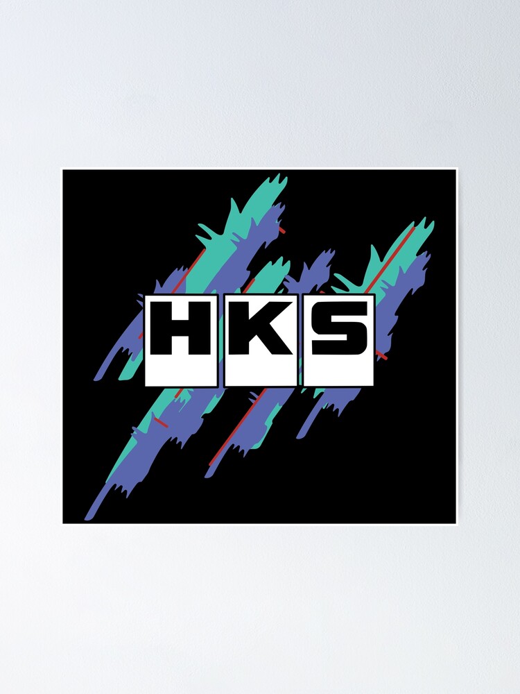 "HKS" Poster for Sale by JubStore | Redbubble