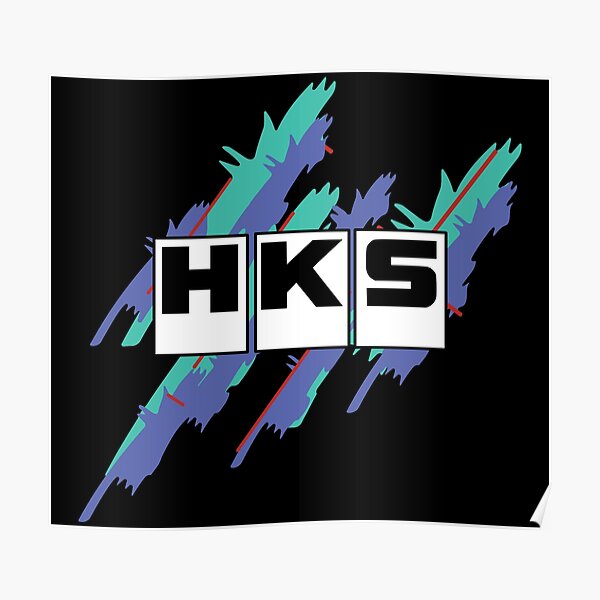 "HKS" Poster for Sale by JubStore | Redbubble