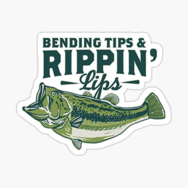"Bending Tips & Rippin' Lips" Sticker for Sale by PixelBuilder | Redbubble