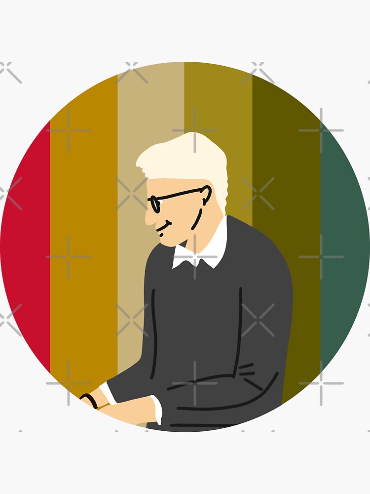 "Charles-Haden Savage Colorful - OMITB" Sticker for Sale by bubble ...