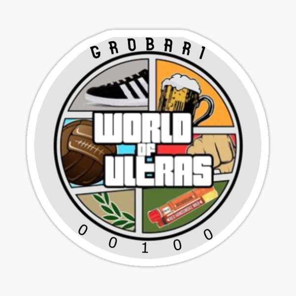 "WORLD OF ULTRAS GROBARI" Sticker for Sale by TaZeDaca | Redbubble