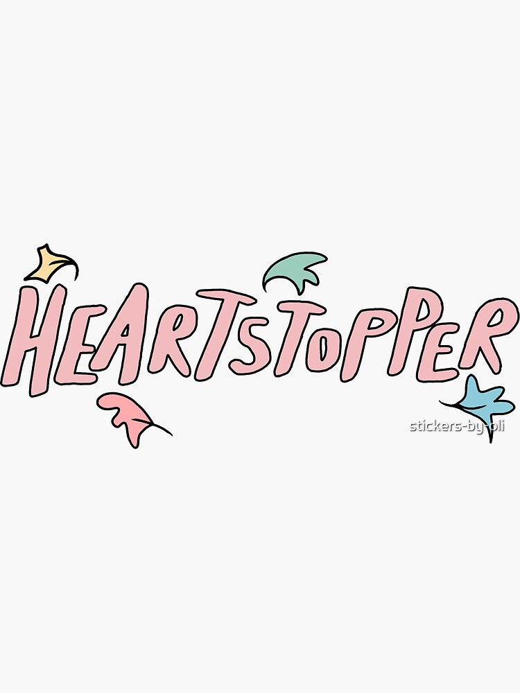 "heartstopper " Sticker for Sale by stickers-by-oli | Redbubble