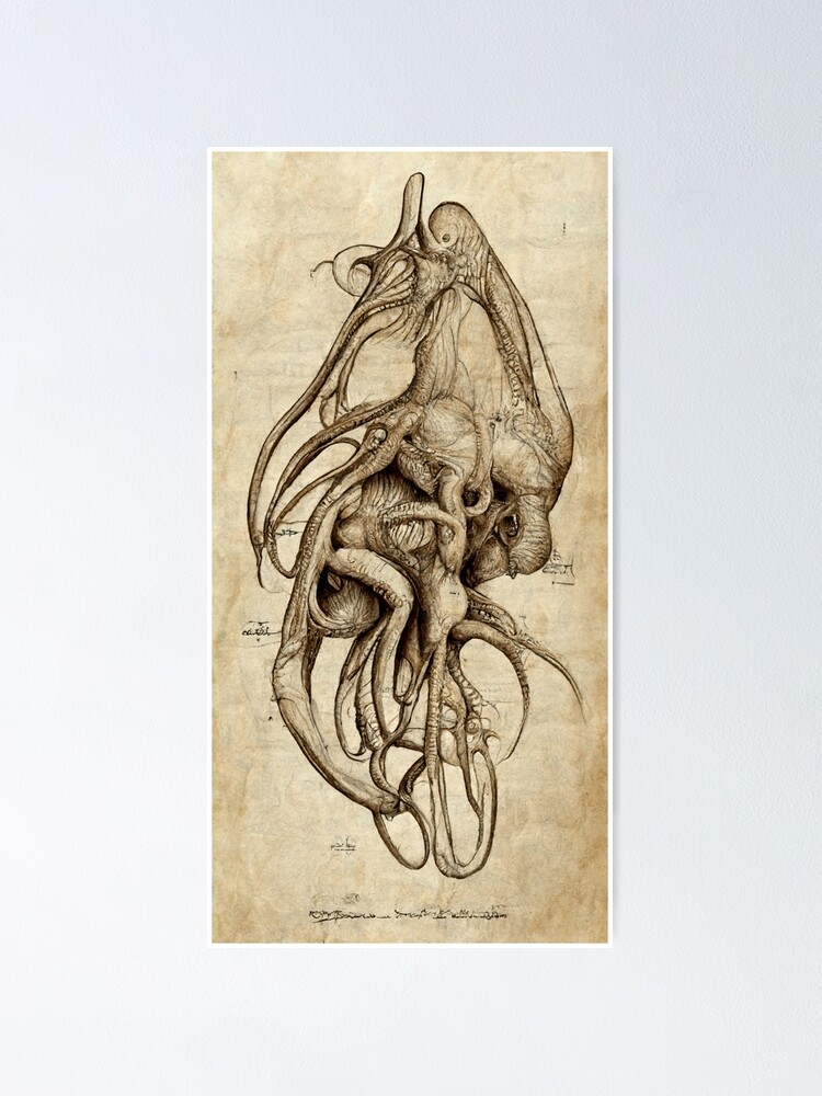 "The Great Old One 2" Poster for Sale by CosmicHorrorArt | Redbubble