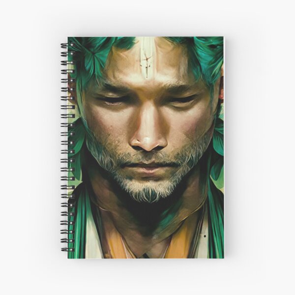 "roronoa zoro one piece anime artstation concept art" Spiral Notebook ...