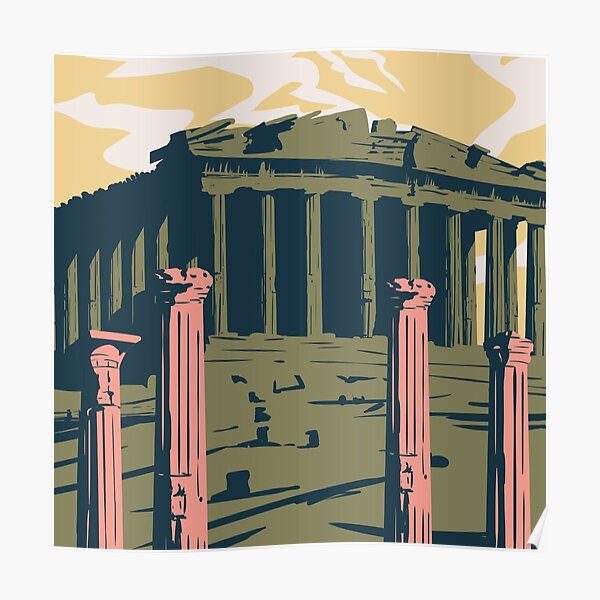 "Ancient Greece" Poster for Sale by Art-Zhela | Redbubble