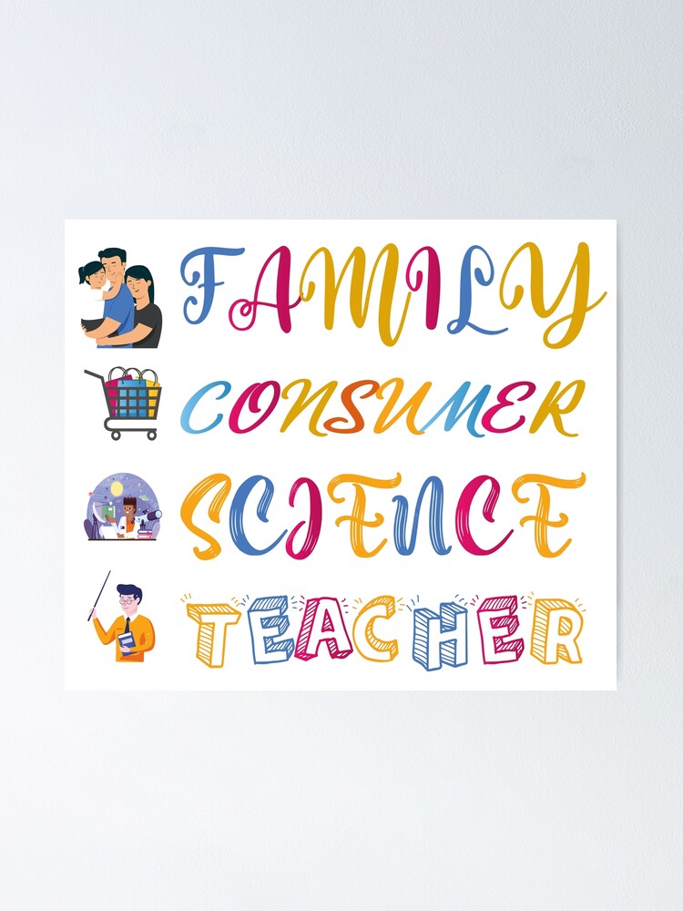 Póster «Profesor de Información sobre Ciencias de la Familia y el ...