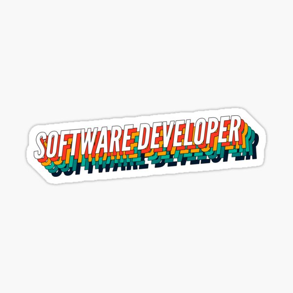 "Software Developer Retro Vintage Label For The Best Software Developer ...