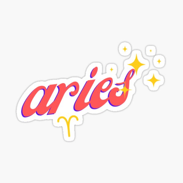 "Aries" Sticker for Sale by m4nn4 | Redbubble