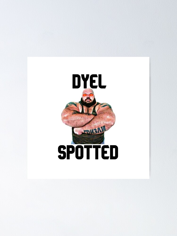 "Kyriakos Grizzly Kapakoulak | DYEL SPOTTED" Poster for Sale by ...
