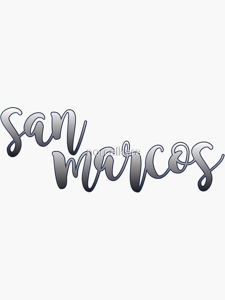 "csu san marcos 2" Sticker for Sale by norcalkara | Redbubble