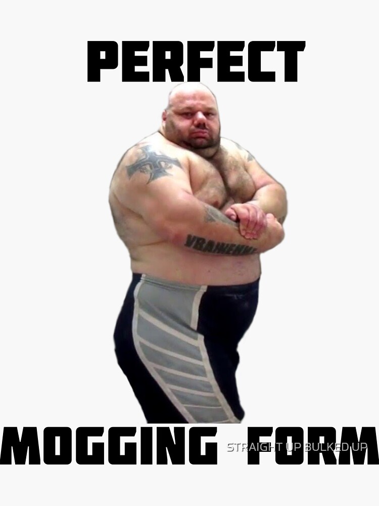 Pegatina «Kyriakos Grizzly Kapakoulak | Forma perfecta de mogging» de ...