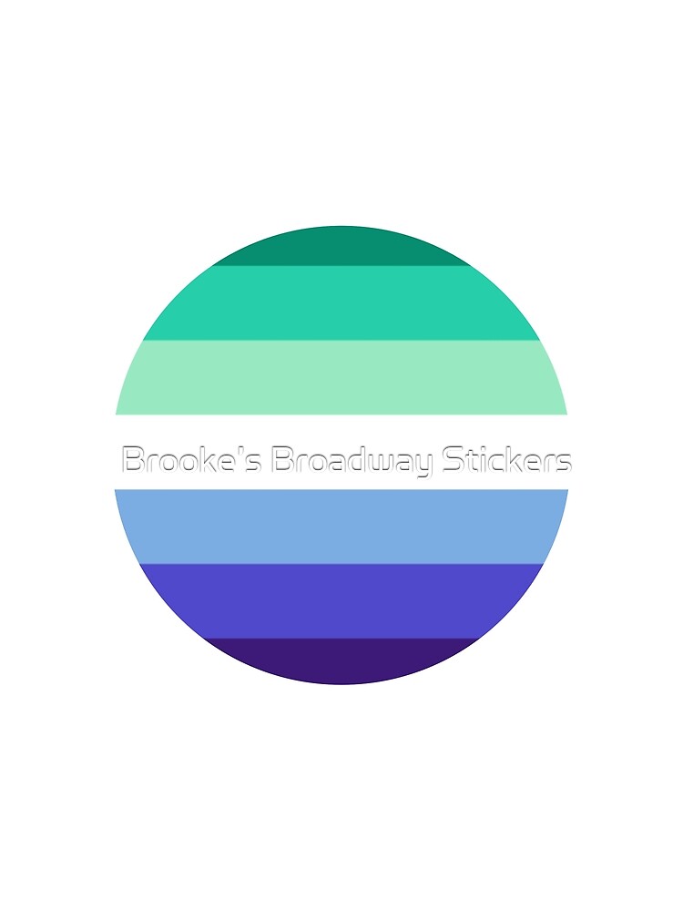 "Gay Man MLM Pride Flag Circle Sticker" Poster for Sale by ...