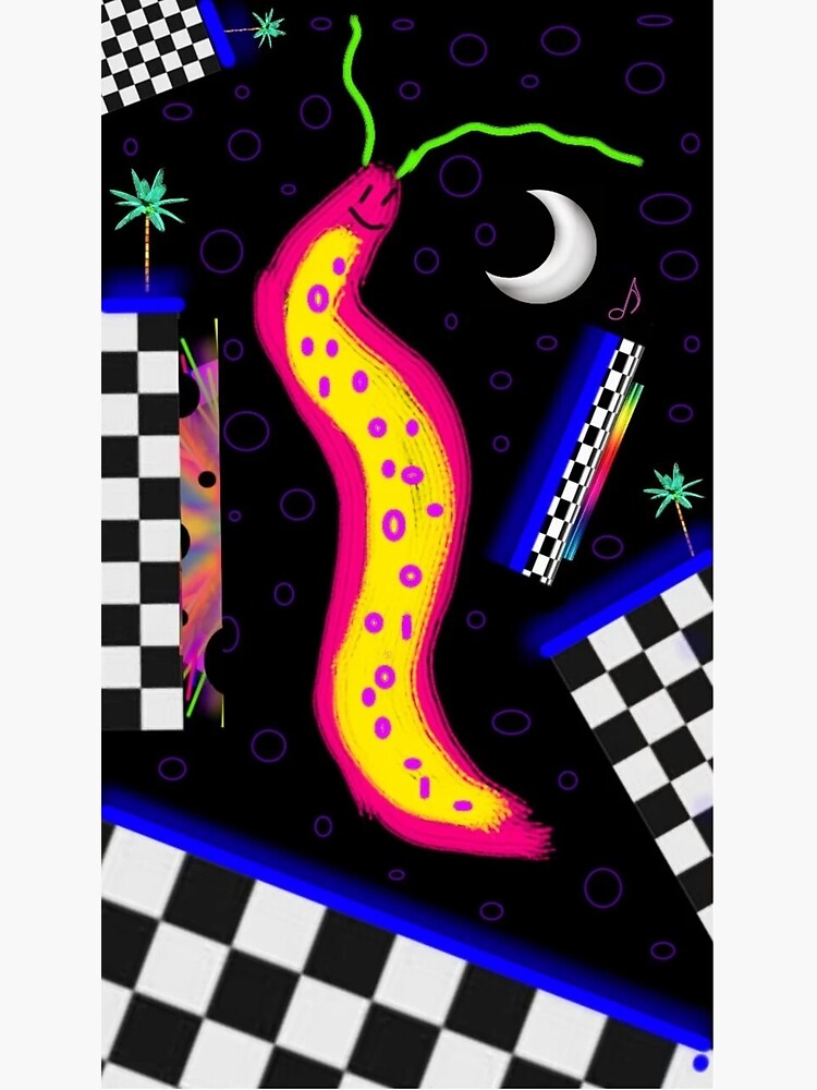 "Happy Disco Slug Goofy Cartoon 80's Style" Poster by neonmoonwaves ...