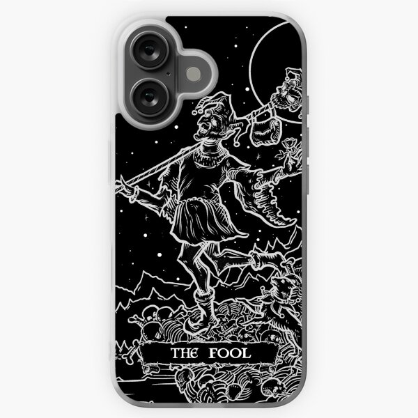 "The Fool Tarot Card - Gothic Court Jester" iPhone Case for Sale by ...