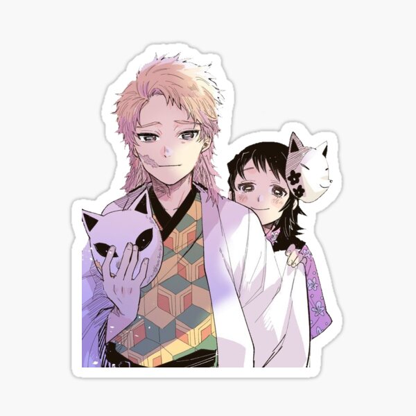 "Sabito & Makomo Kimetsu No Yaiba (Demon Slayer)" Sticker for Sale by ...