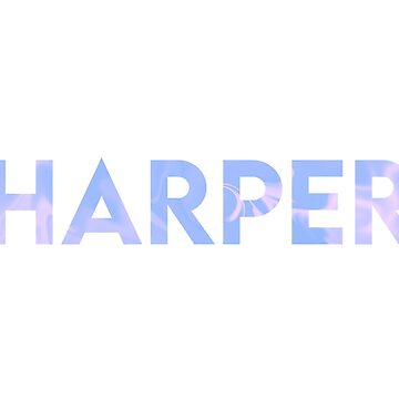 "Harper Name" Sticker for Sale by ellebackup | Redbubble