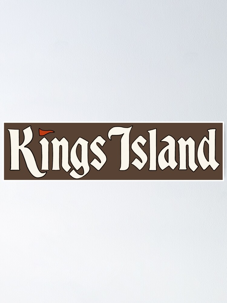 "Kings Island Vintage Logo" Poster for Sale by Fazinks | Redbubble