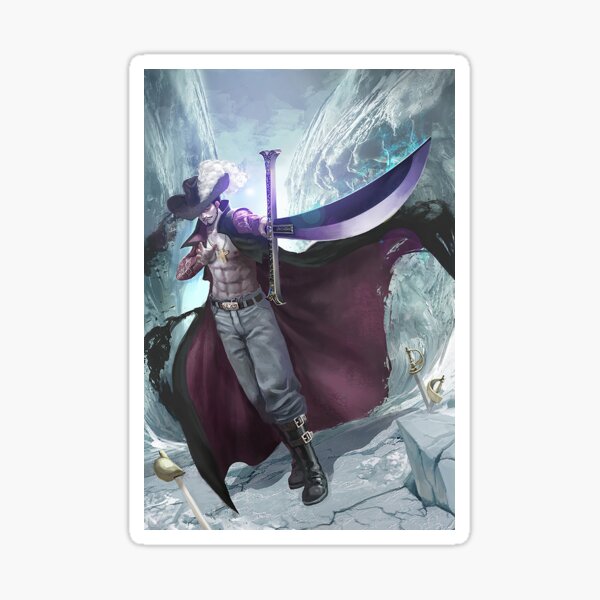 "one piece mihawk" Sticker for Sale by Youssefn48 | Redbubble